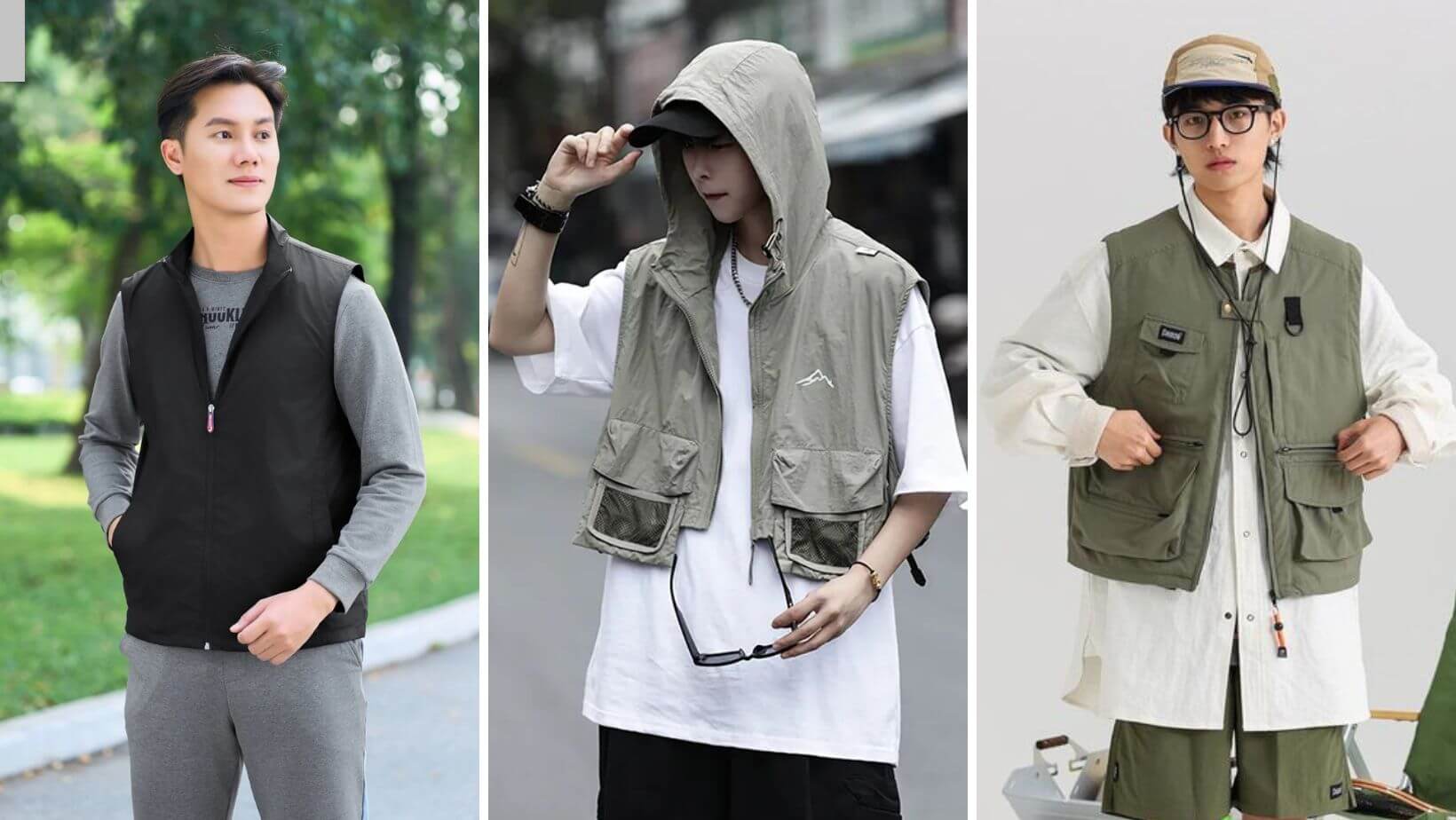 10+ Mẫu Áo Gile Gió Nam Trẻ Trung, Phong Cách Cho Chàng