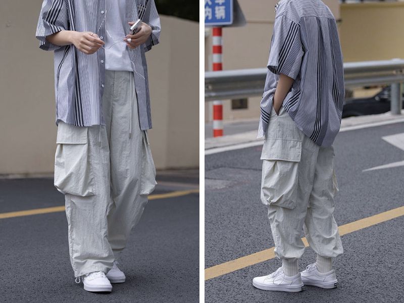 Quần Parachute Là Gì? Cách Phối Đồ Với Quần Parachute Chuẩn Trend 2025 – TEZO Thời trang thương ...